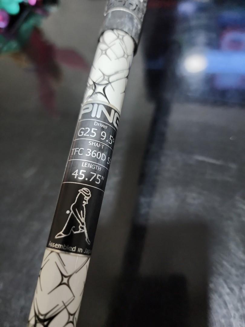 Ping Driver shaft Tfc 360 sr flex, Sports Equipment, Sports & Games, Golf on Carousell