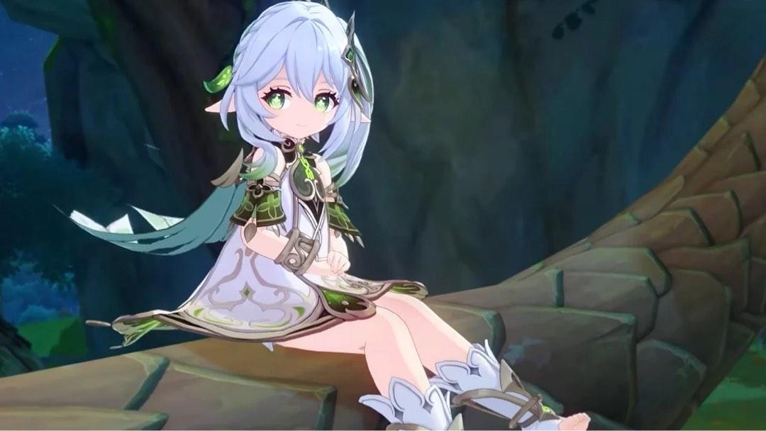 PO Nahida Genshin cosplay costume wig, Hobbies & Toys, Memorabilia ...