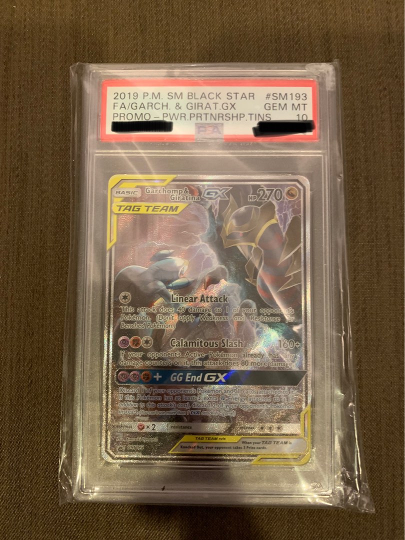 Pokemon TCG Card Garchomp & Giratina GX SM193 PSA 10, Hobbies & Toys ...