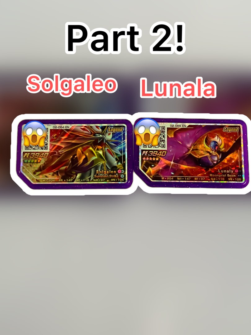 Pokémon Gaole solgaleo and lunala part 2*(free selves), Hobbies & Toys ...