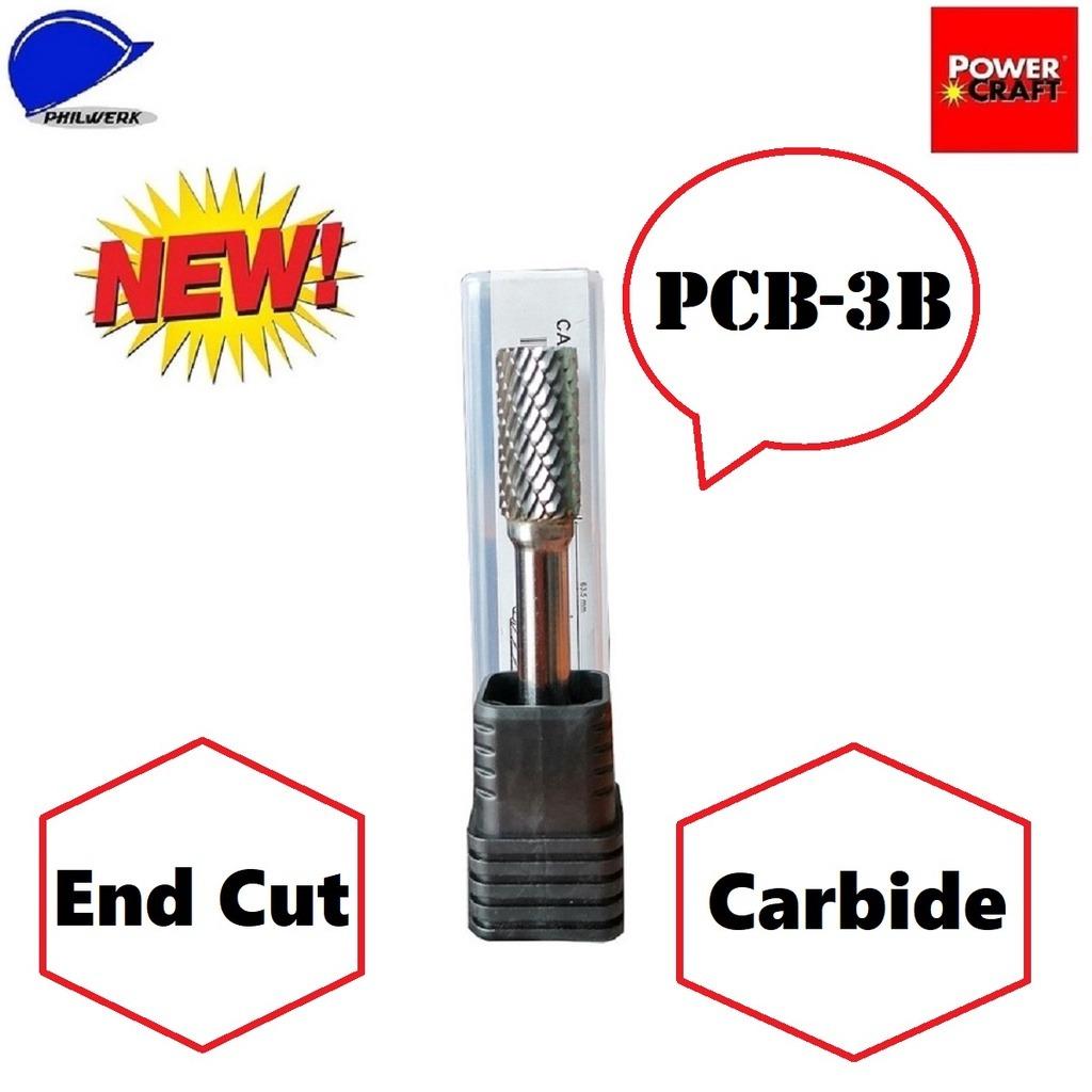 Powercraft Carbide Burr Cylinder End Cut (PCB-3B), Commercial ...