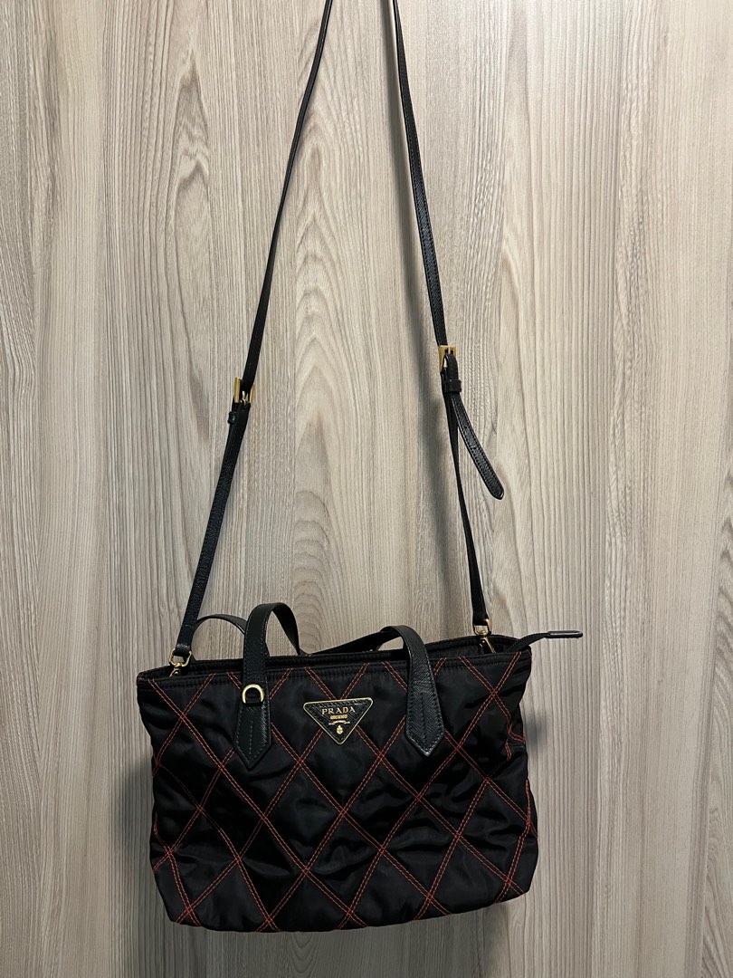 Prada Nylon Crossbody Bag, Luxury, Bags & Wallets on Carousell