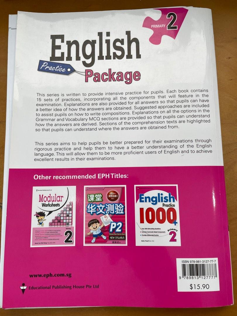 Primary 2 English Practise Package, Hobbies & Toys, Books & Magazines ...