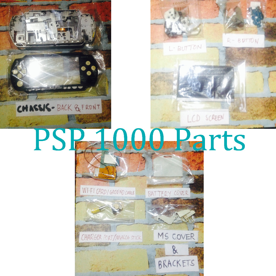 (RUSH) PSP 1000 & PSP 3000 LCD screen (semi-defective), Video Gaming ...