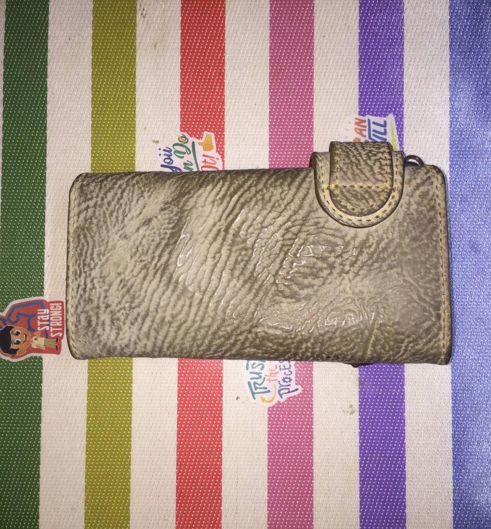 Pure very thick leather long wallet, Women's Fashion, Bags & Wallets ...