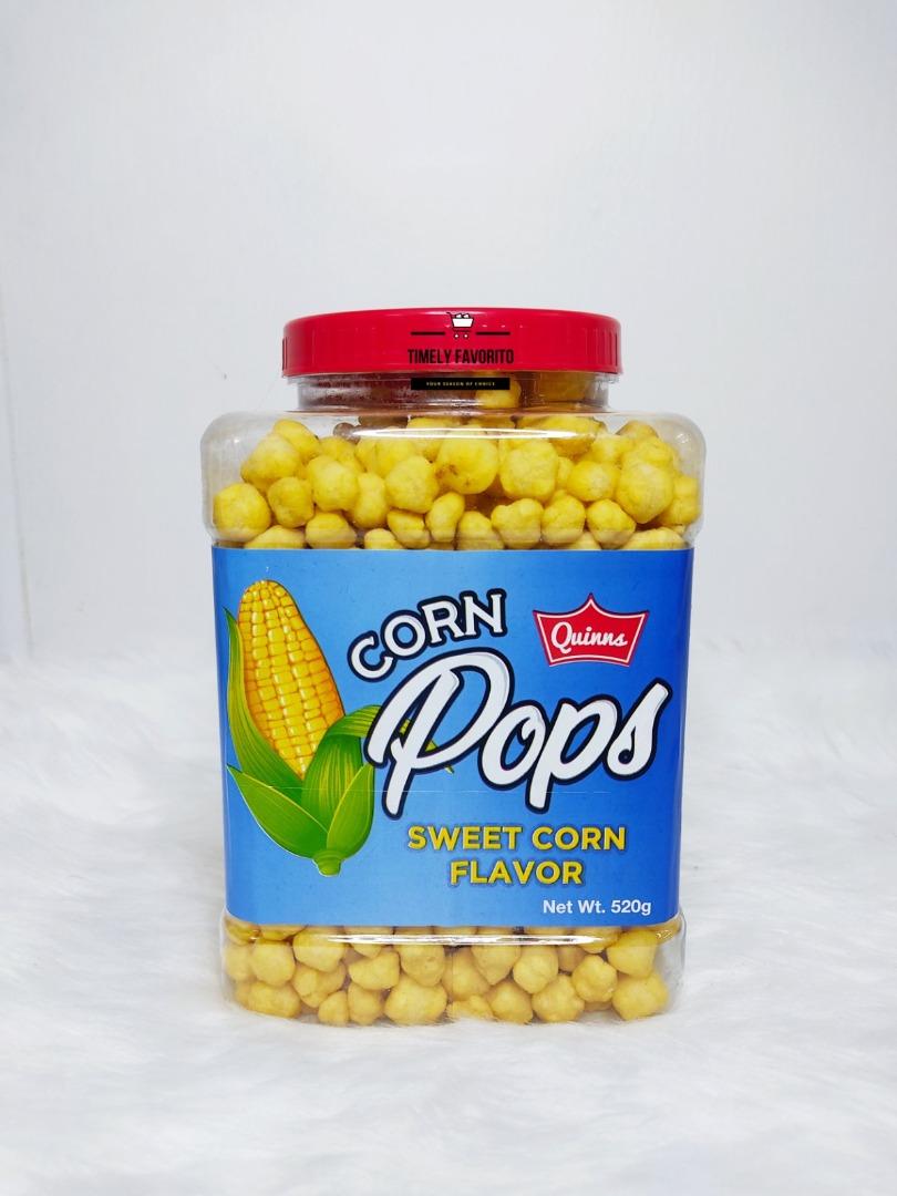 Quinns Corn Pops Sweet Corn Flavor (520g), Food & Drinks, Packaged ...
