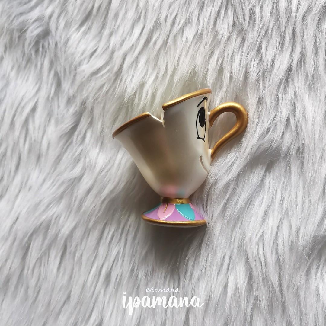 RARE Disney Beauty and the Beast Chip Tea Cup Mini Figurine Display ...