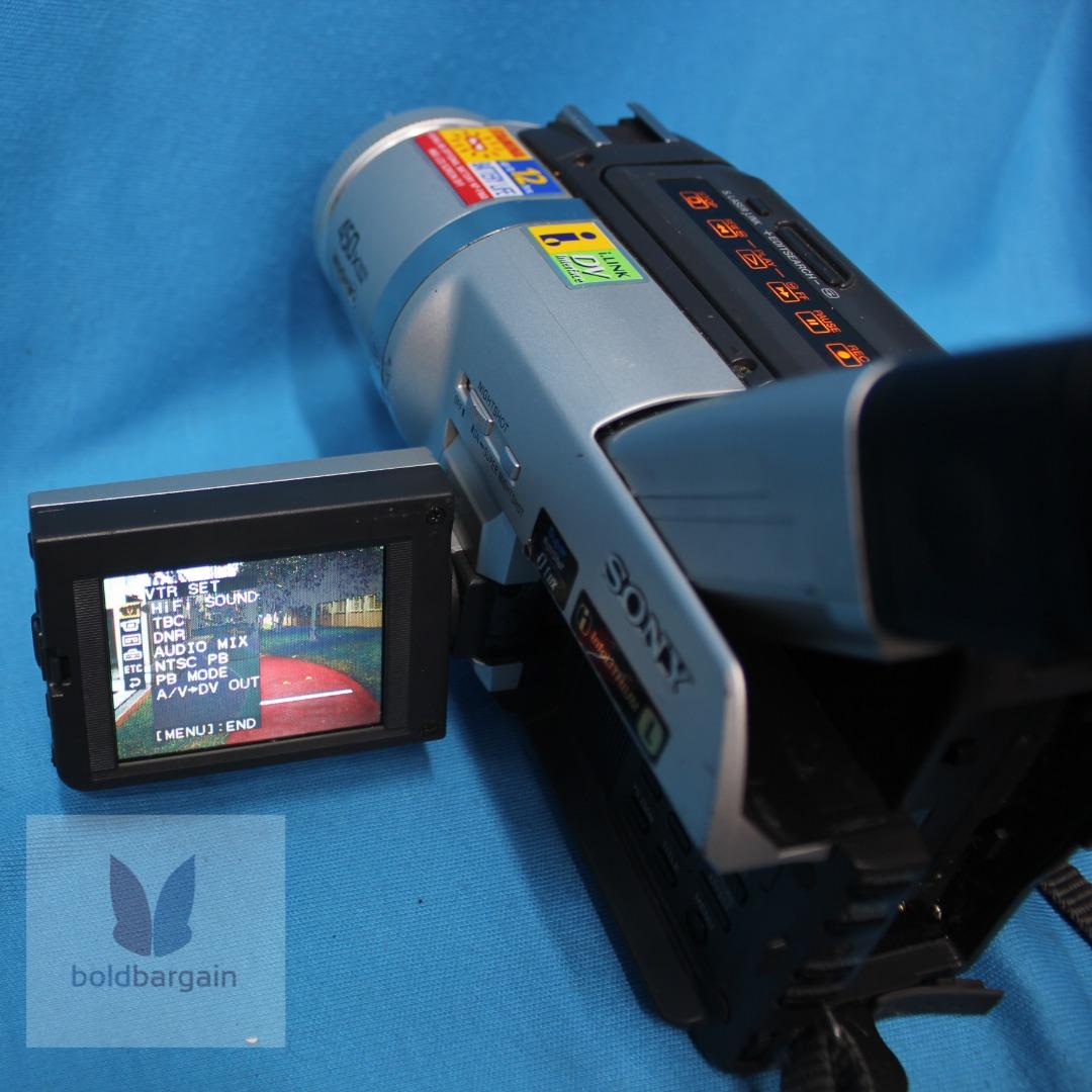 Rare Vintage Retro Sony Handycam CCD-TRV120E Camcorder CCD Video Camera ...