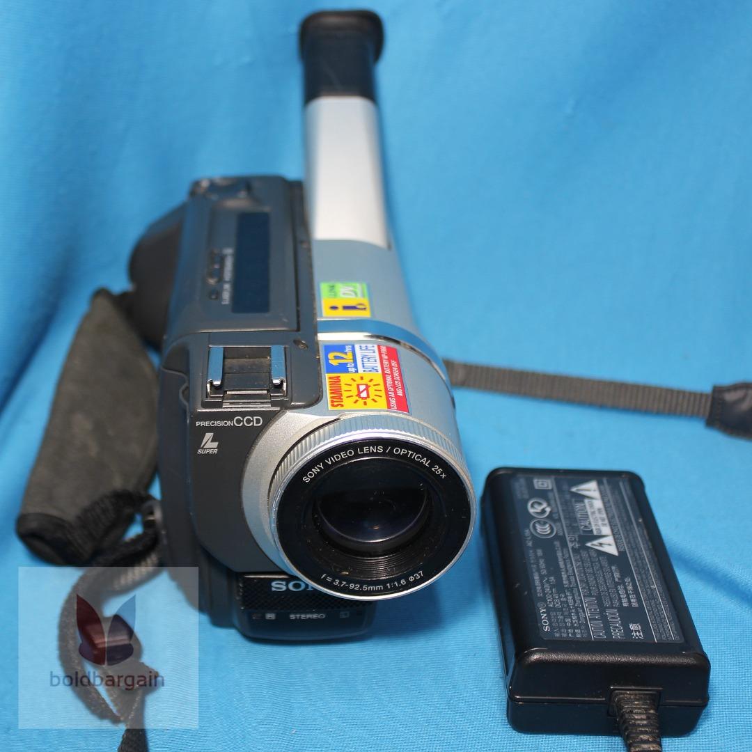 Rare Vintage Retro Sony Handycam CCD-TRV120E Camcorder CCD Video Camera ...