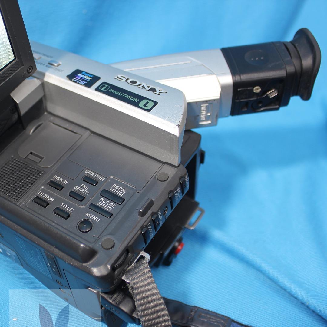 Rare Vintage Retro Sony Handycam CCD-TRV120E Camcorder CCD Video Camera ...