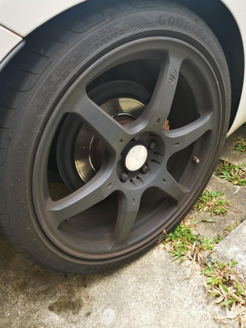 Rays Volk Racing Forged Rims 19 inch, Car Accessories, Tyres & Rims on ...