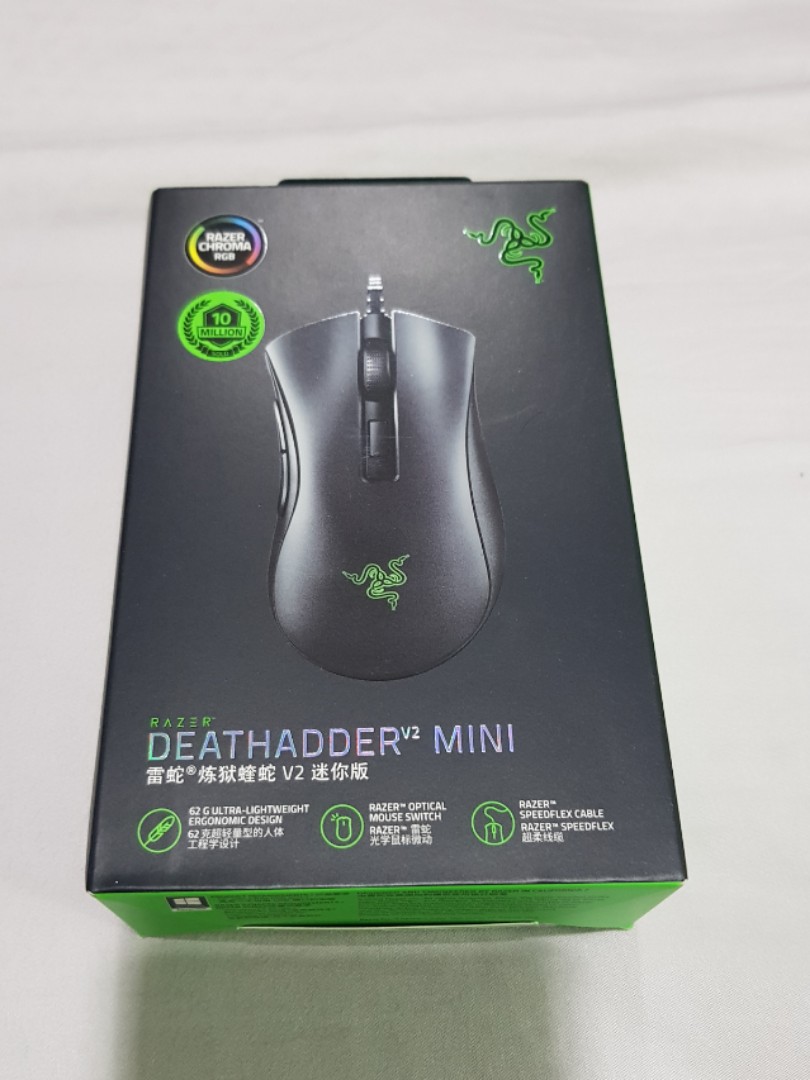 Razer DeathAdder V2 Mini Chroma RGB Gaming Mouse, Computers & Tech ...