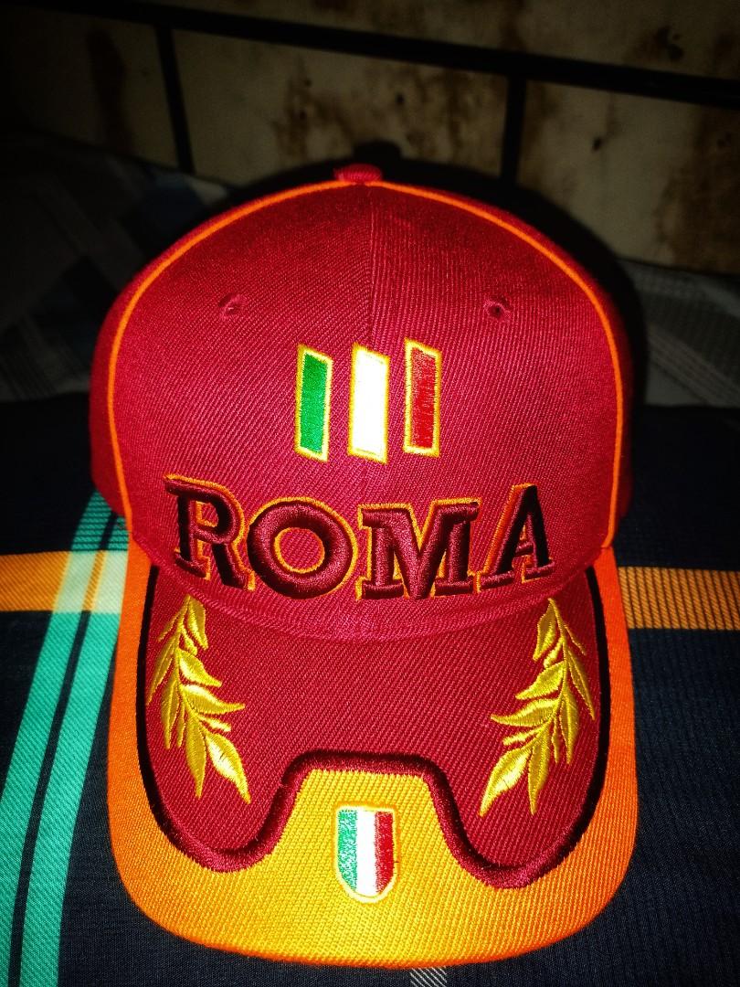 Roma Italy Embroidery Design Strapback Dad Hat/Cap, Men's Fashion ...
