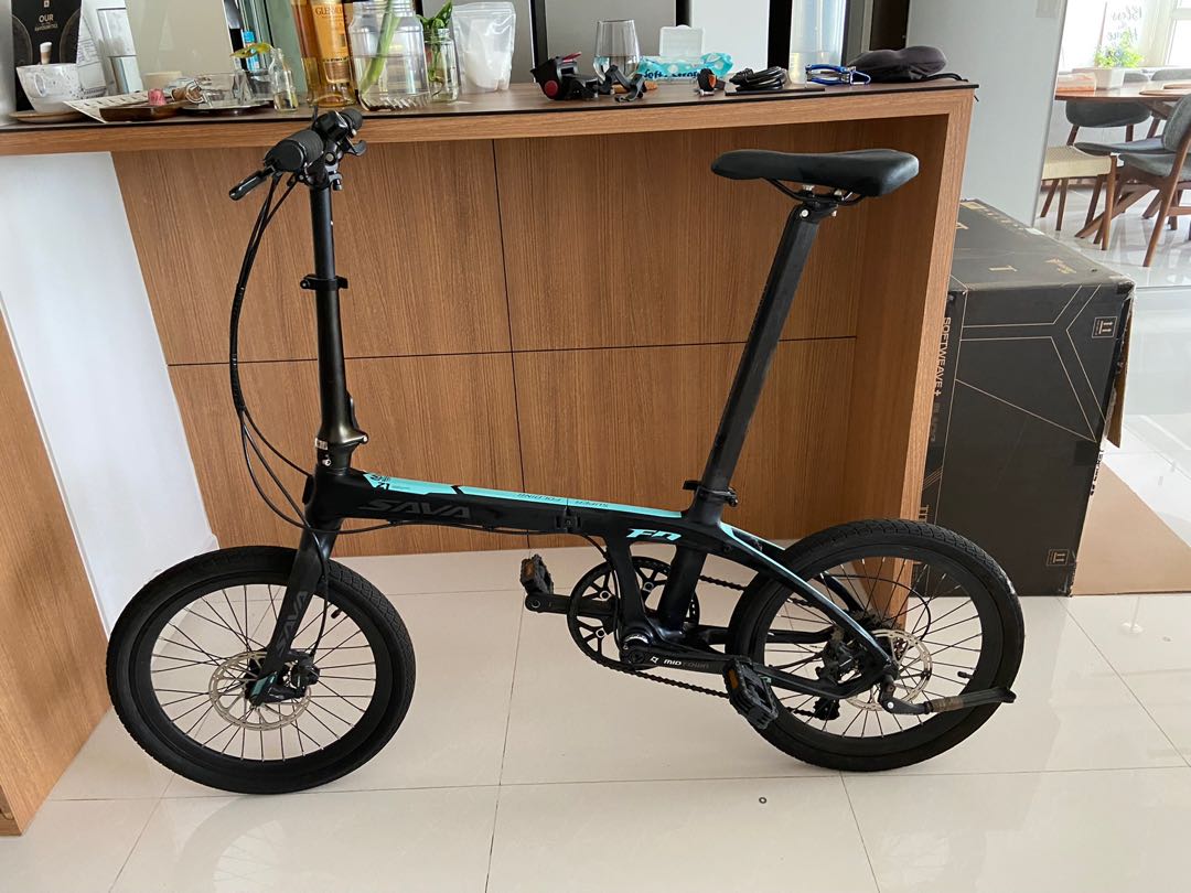 SAVA Z1 - 9 Speed Carbon Fiber Foldable bike, Sports Equipment ...