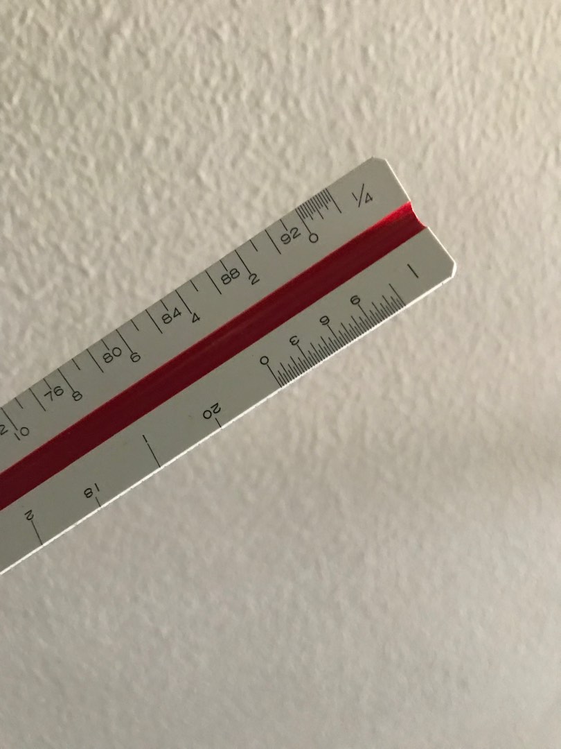 Scale Ruler (Imperial), Hobbies & Toys, Stationery & Craft, Stationery ...