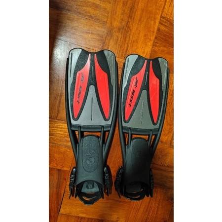 Scubapro jetsport small size fins red, Sports Equipment, Other Sports ...