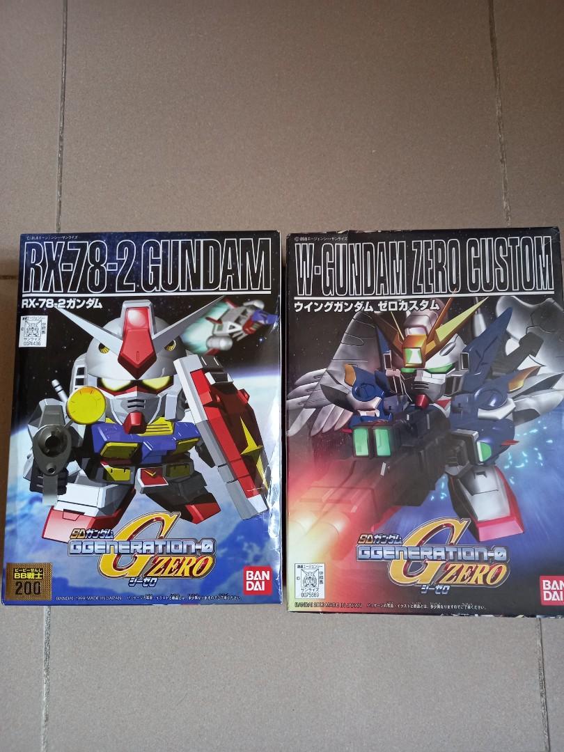 sd gundam bb戰士 rx-78 -2 rx78 no.200 wing zero no.203 全新日版絕版模型 bandai g gen, 興趣及遊戲, 玩具 & 遊戲類 ...