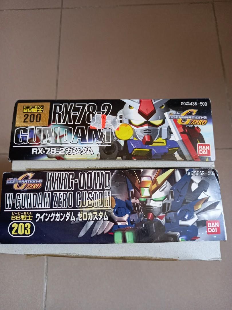 sd gundam bb戰士 rx-78 -2 rx78 no.200 wing zero no.203 全新日版絕版模型 bandai g gen, 興趣及遊戲, 玩具 & 遊戲類 ...