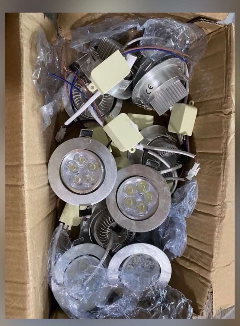 Set of 10 nos cool white 5 led ceiling downlight with driver, Furniture ...