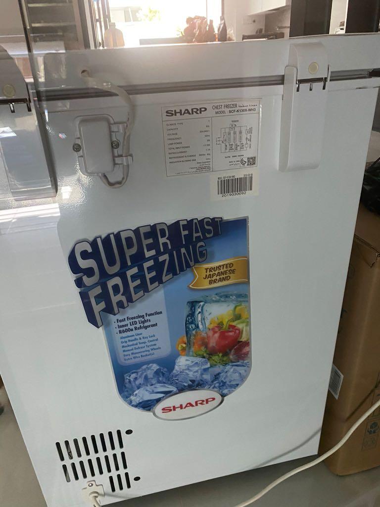Sharp chest freezer, TV & Home Appliances, Kitchen Appliances ...