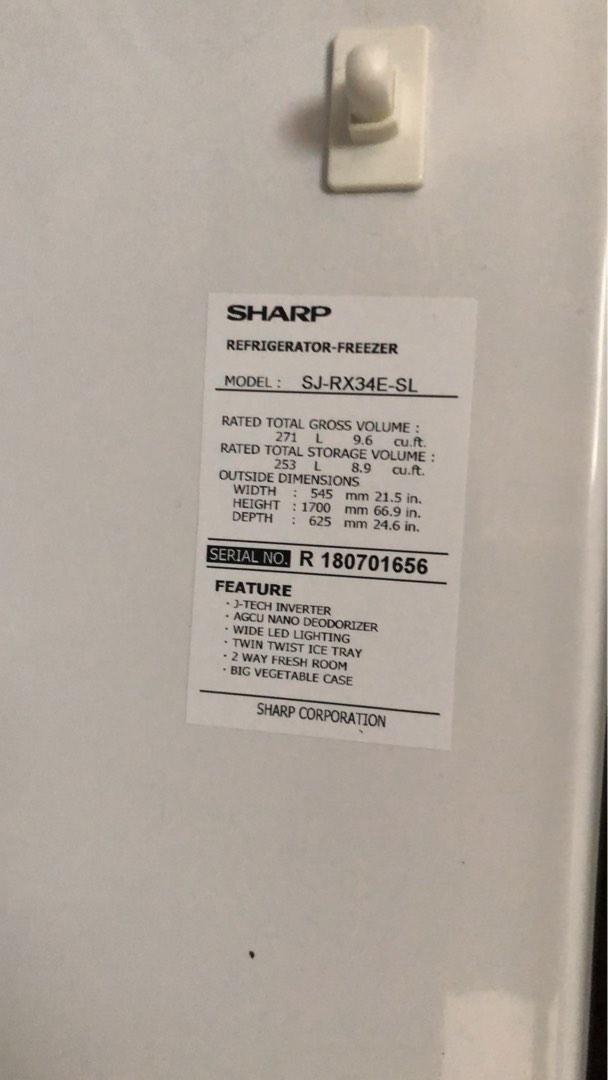 Sharp refrigerator, TV & Home Appliances, Kitchen Appliances ...