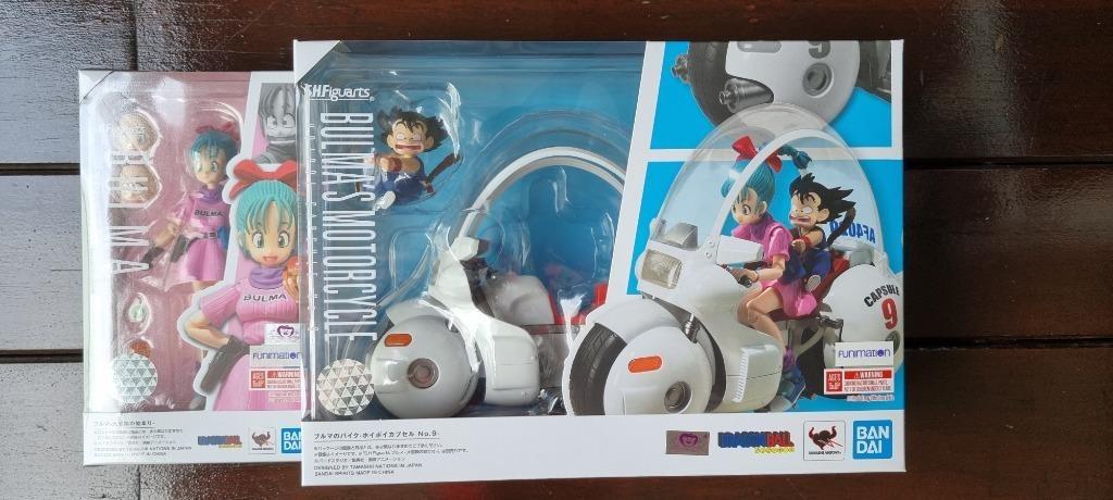 S.H.FIGUARTS BULMA (ADVENTURE BEGINS VER.) + BULMA'S MOTORCYCLE CAPSULE NO.9 (BUNDLE) BY BANDAI ...