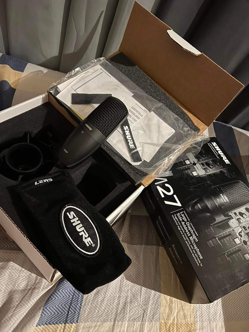 Shure SM27 Cardioid Condenser, Audio, Headphones & Headsets on Carousell