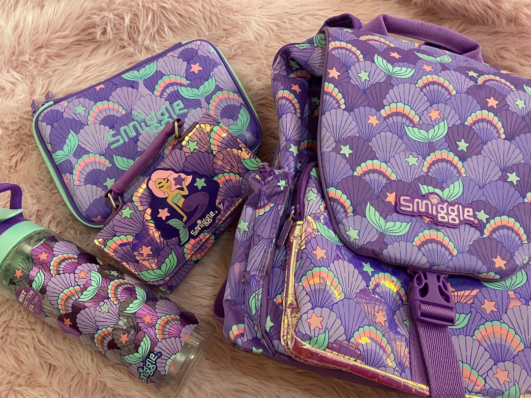 Smiggle Mermaid Set, Women's Fashion, Bags & Wallets, Backpacks on ...