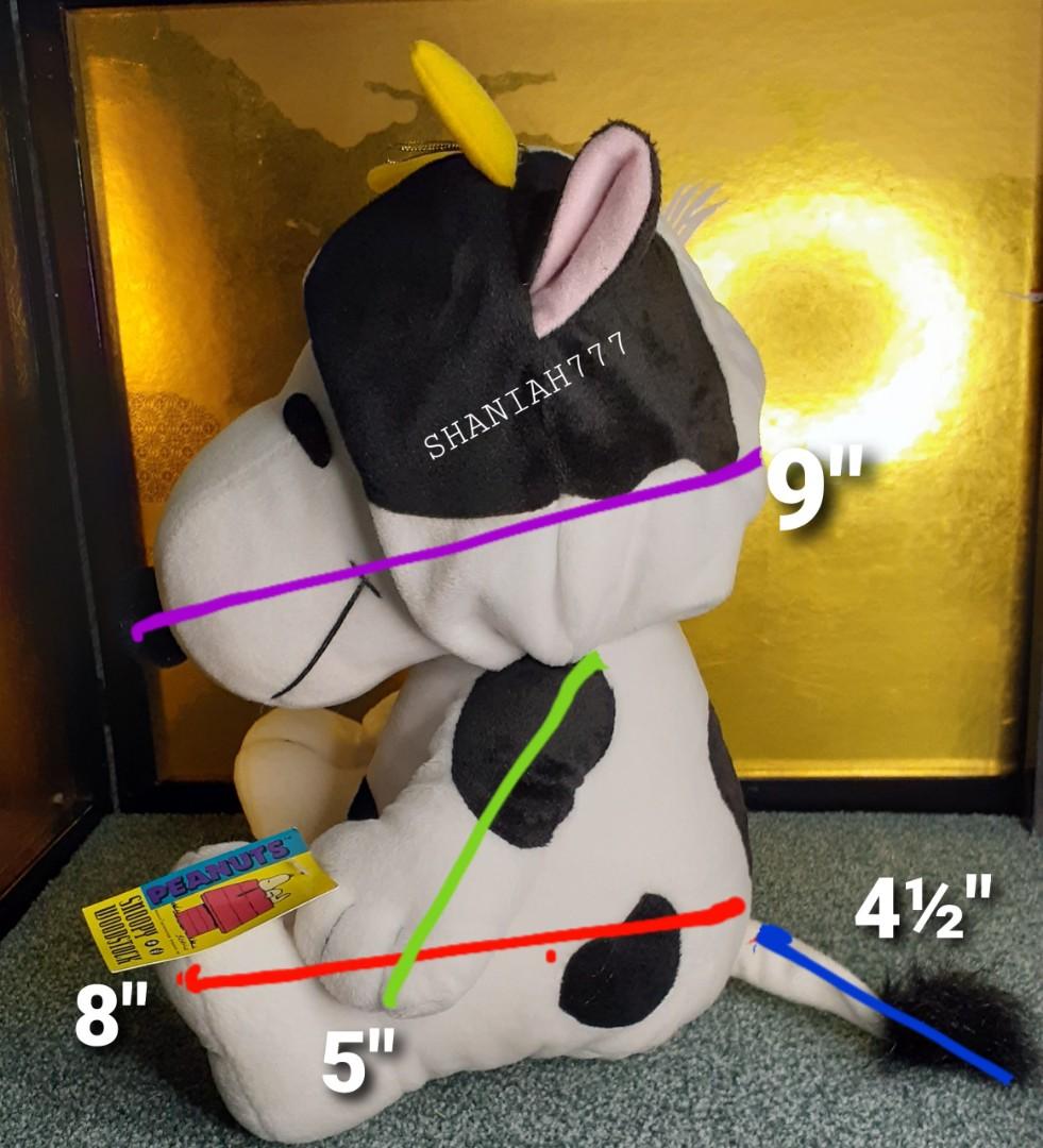 SNOOPY Cow Custume Peanuts Collectible Cow Costume New With Tag Rare ...