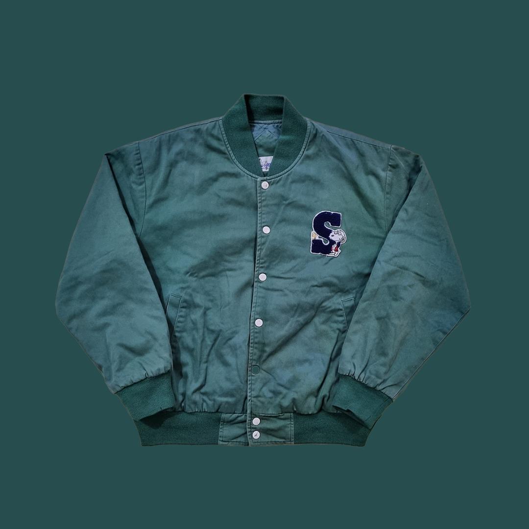 Snoopy Varsity Jacket dated 1985, Men's Fashion, Coats, Jackets and ...