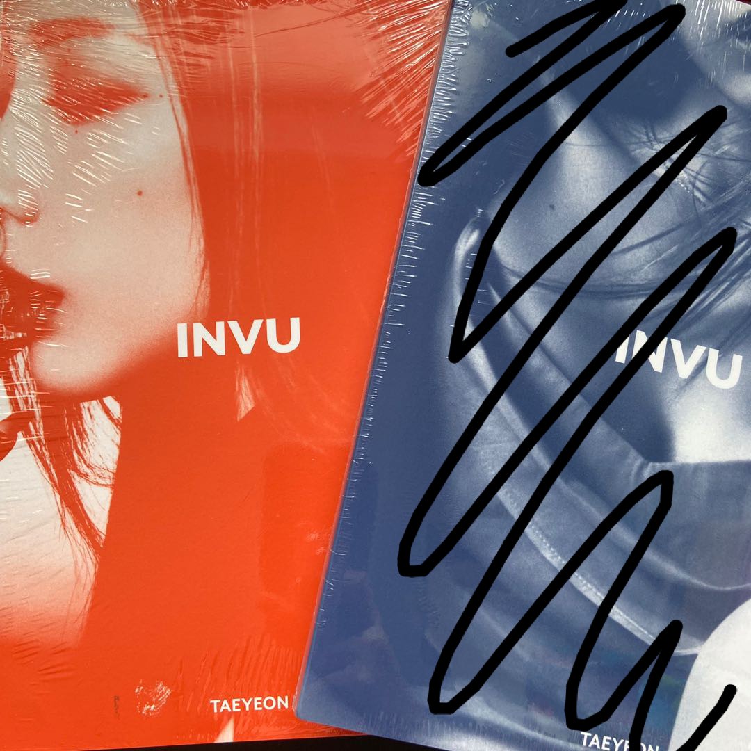 snsd taeyeon invu orange version albums, Hobbies & Toys, Memorabilia ...