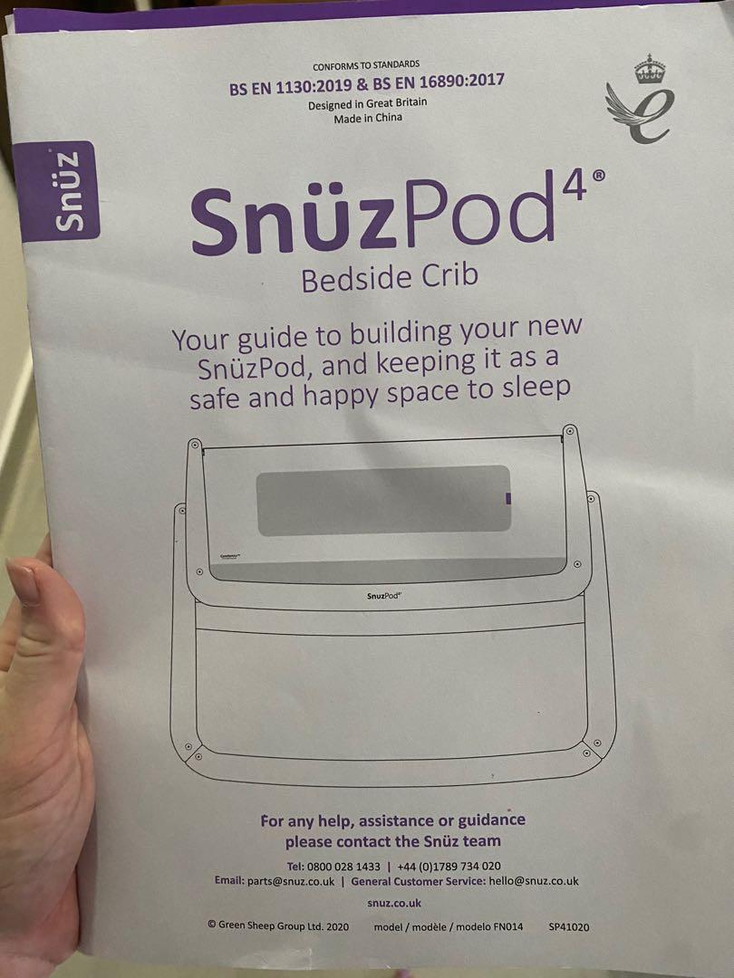Snuz Pod 4 Bedside Baby Bassinet , Babies & Kids, Baby Nursery & Kids ...