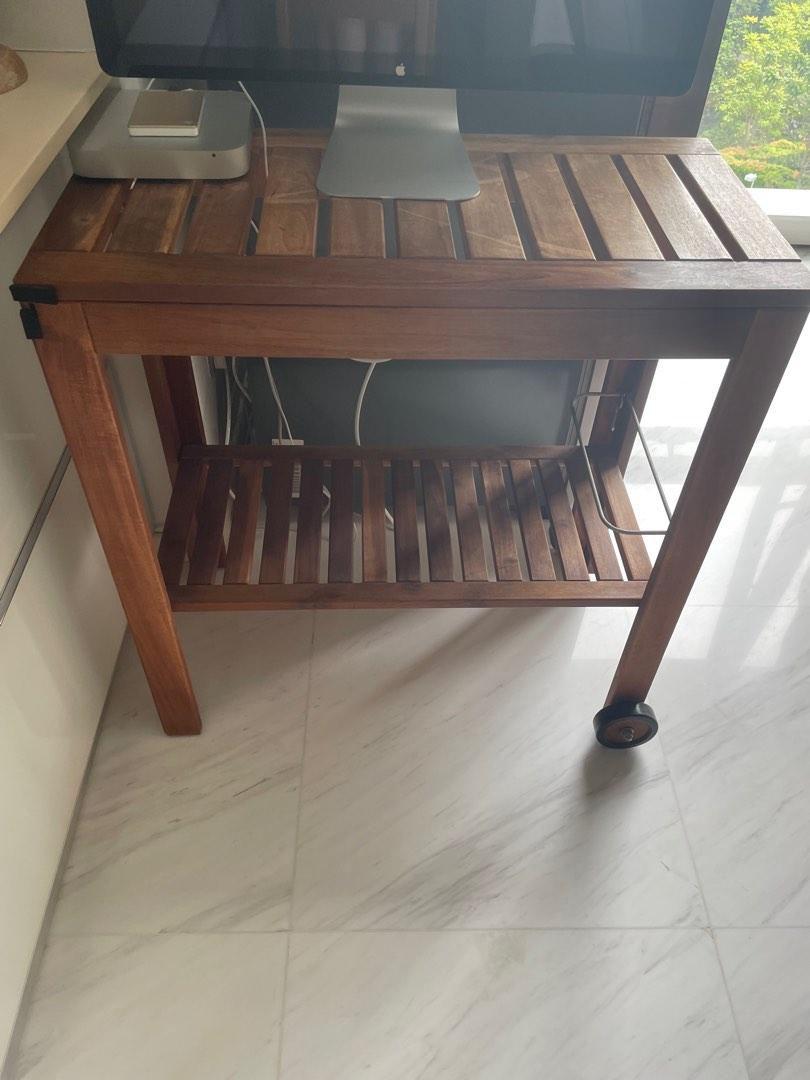 Solid wood bbq table, Furniture & Home Living, Furniture, Other Home ...