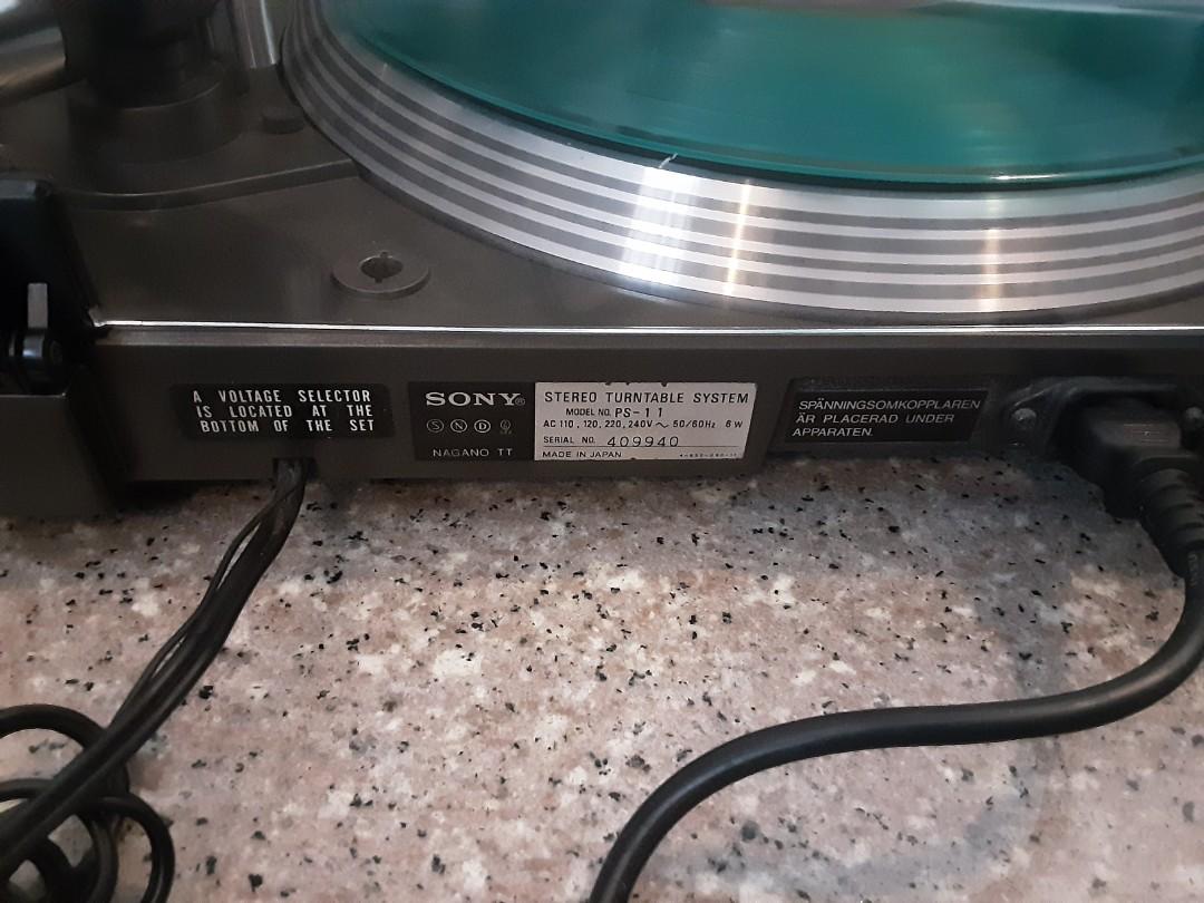 Sony turntable ps-11, Audio, Other Audio Equipment on Carousell