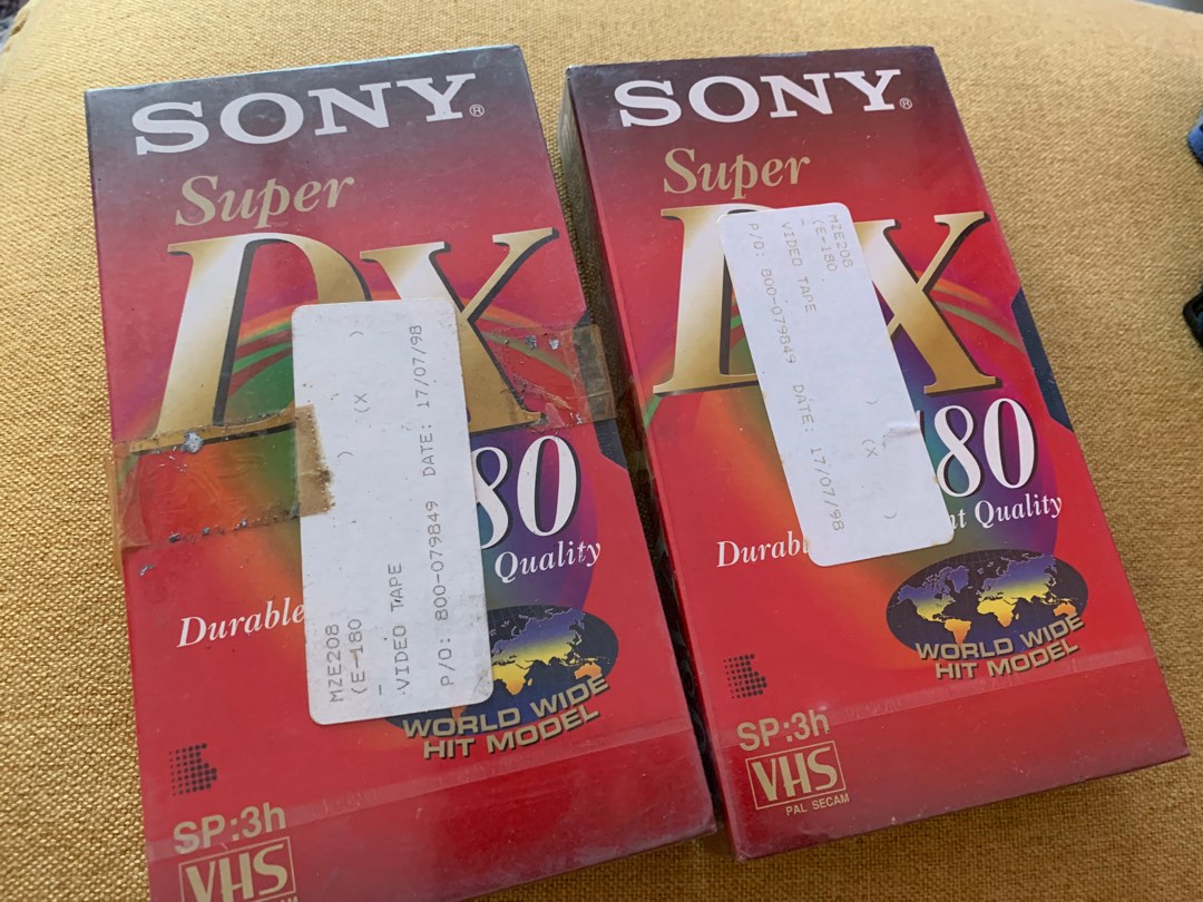 Sony Video Tape 1998, Hobbies & Toys, Music & Media, CDs & DVDs on ...