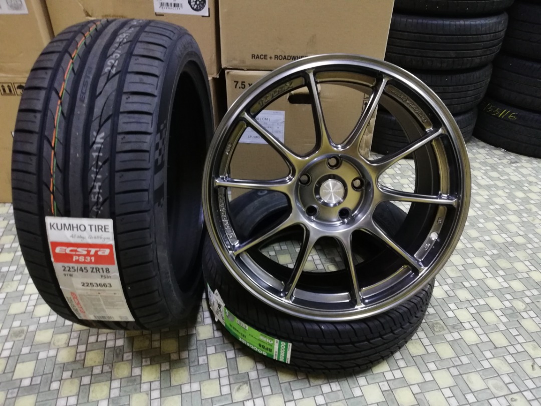 sport rim baru tc105x forming 18 inch siap tayar baru, Auto Accessories ...