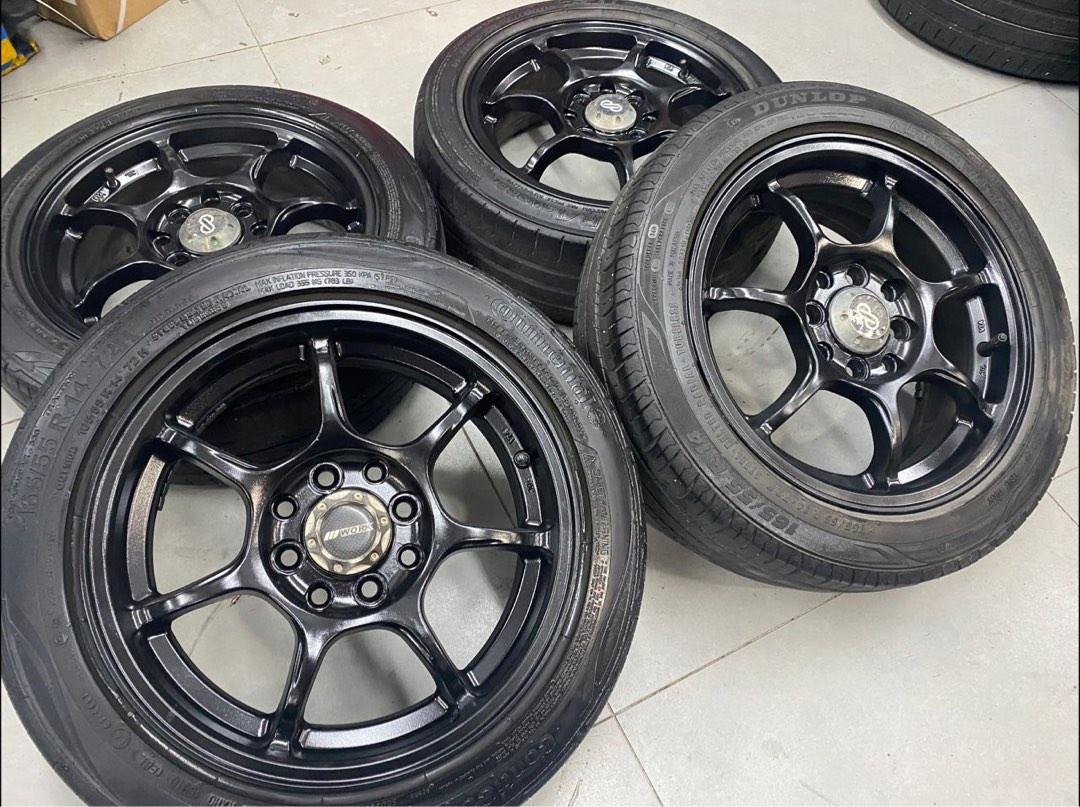 Sport Rim ENKEI PERFORMANCE 14 inci kancil viva, Auto Accessories on ...