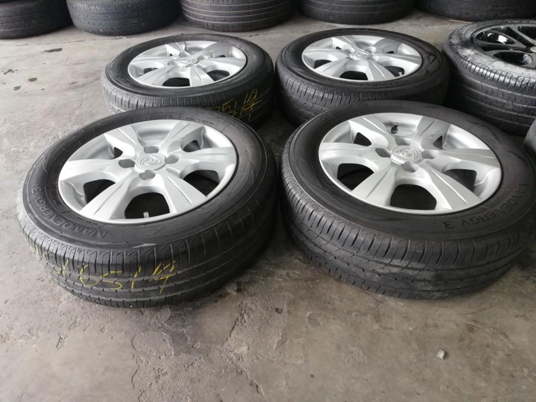 Sport rim proton 14 inch wira blm flx, Auto Accessories on Carousell