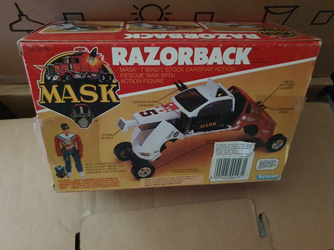 Super Rare Vintage Kenner M.A.S.K Razorback MIB C7-C8, Hobbies & Toys ...