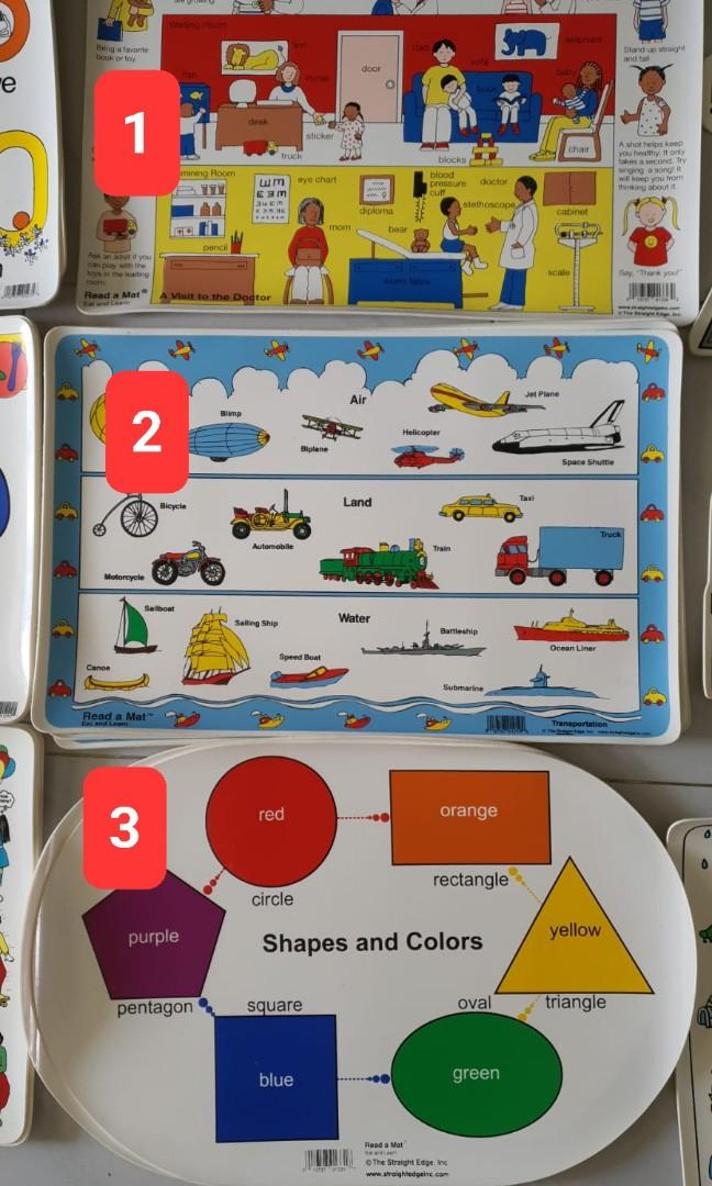 Table mats & laminates, Babies & Kids, Infant Playtime on Carousell