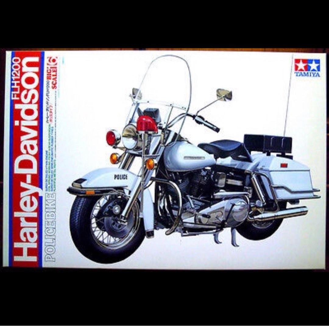 Tamiya Motorcycle Kit 1/6 ( Big ) 16016 Harley Davidson FLH Classic ...