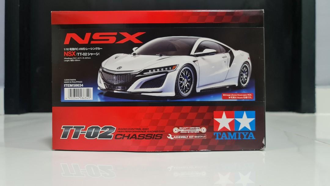 Tamiya RC 1/10 Honda Acura NSX 2016 TT-02 *BRAND NEW*, Hobbies & Toys, Toys & Games on Carousell