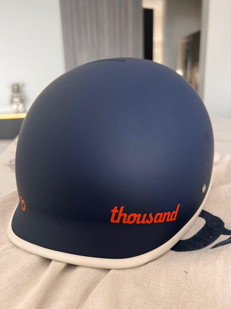 Thousands Helmet L size. 59-62cm Blue color for Brompton, Sports ...