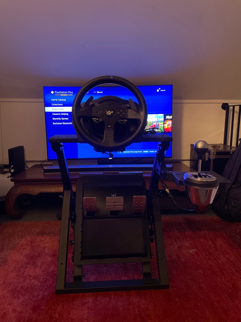 Thrustmaster T300 + TH8A shifter + next level wheel stand 2.0, Video ...