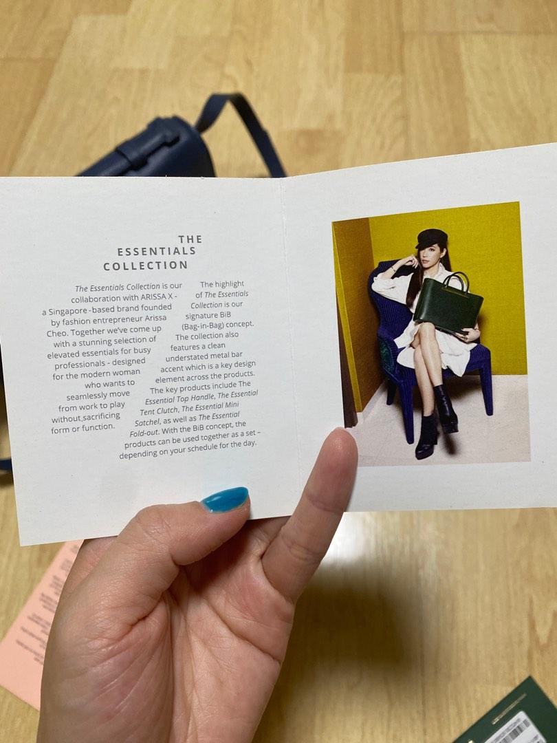 (Tocco Toscano & Arissa X) Mini satchel in navy blue, Women's Fashion ...