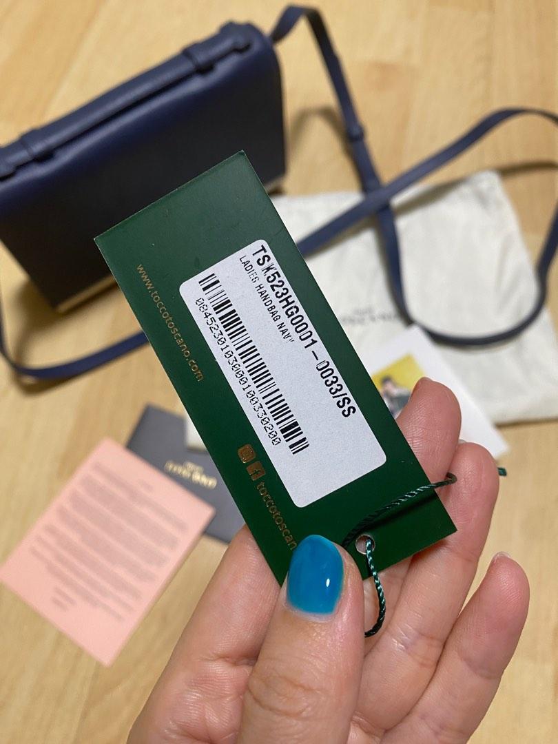 (Tocco Toscano & Arissa X) Mini satchel in navy blue, Women's Fashion ...