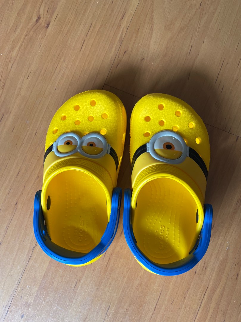 Toddler Crocs - Minions, Babies & Kids, Babies & Kids Fashion on Carousell