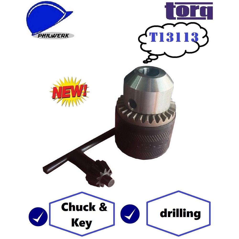 Torq Chuck And Key T13113, Commercial & Industrial, Construction Tools ...