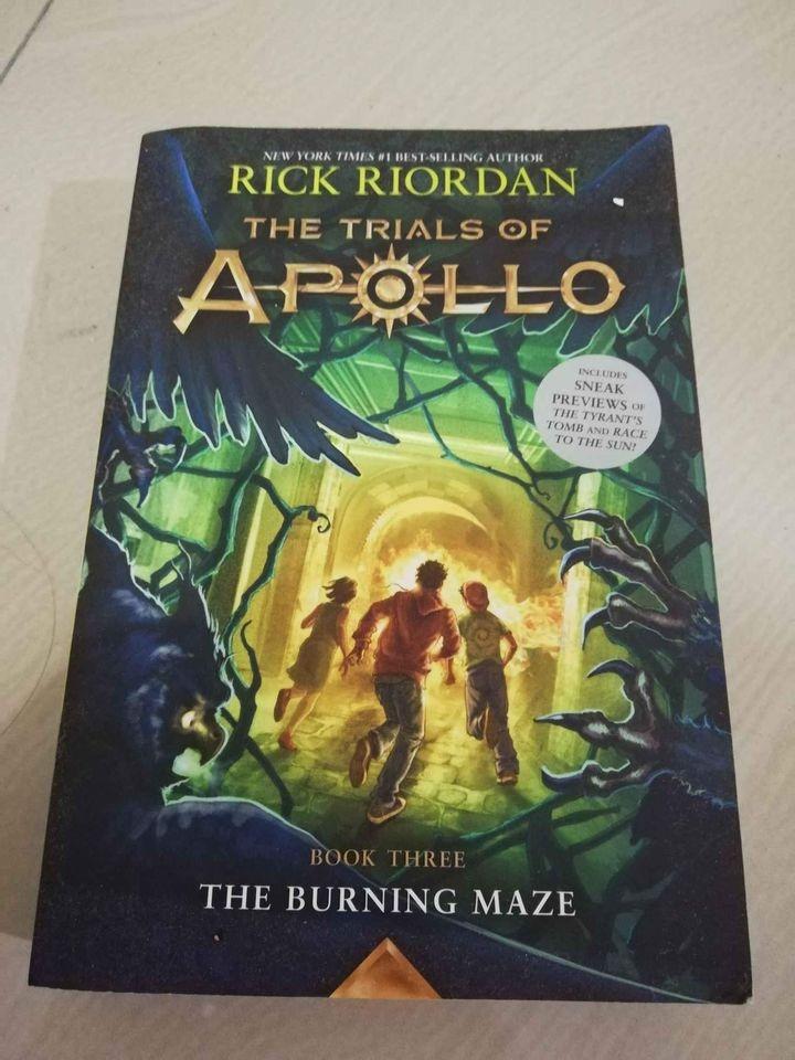 Trials of Apollo: The Burning Maze, Hobbies & Toys, Books & Magazines, Fiction & Non-Fiction on ...