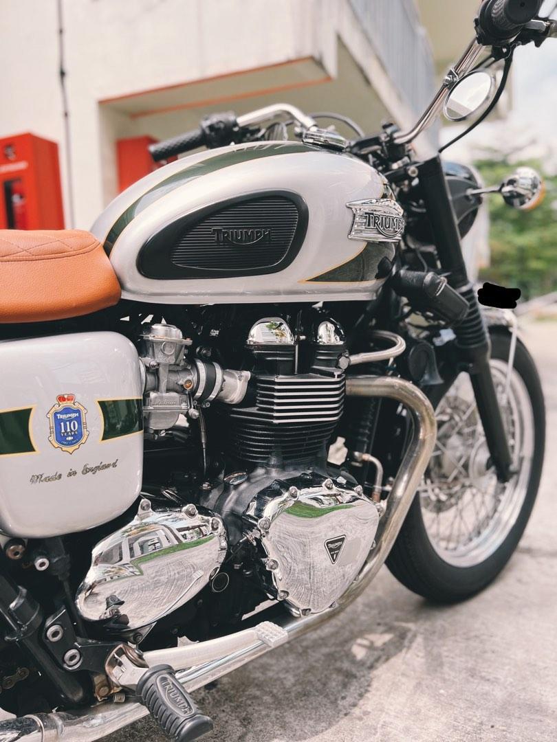 Triumph Bonneville T100 110th Anniversary • Aug 2032, Motorcycles ...